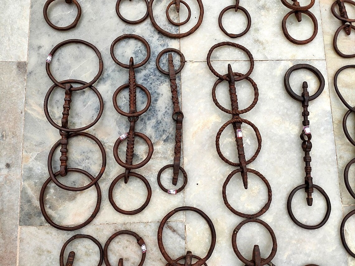 50 Pc Antique Iron Horse Bit Hand Forged Engraved Design | Etsy