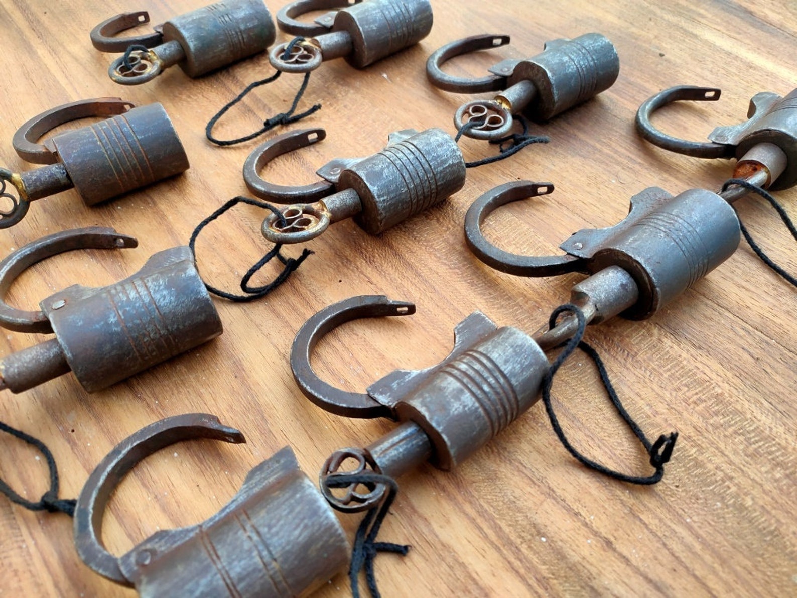 Old Iron Handcrafted Padlock / Antique Iron Padlocks/ Iron - Etsy