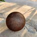 Antique Iron Cannon Ball Old Hand Forged Heavy Cannon Fire Ball ...