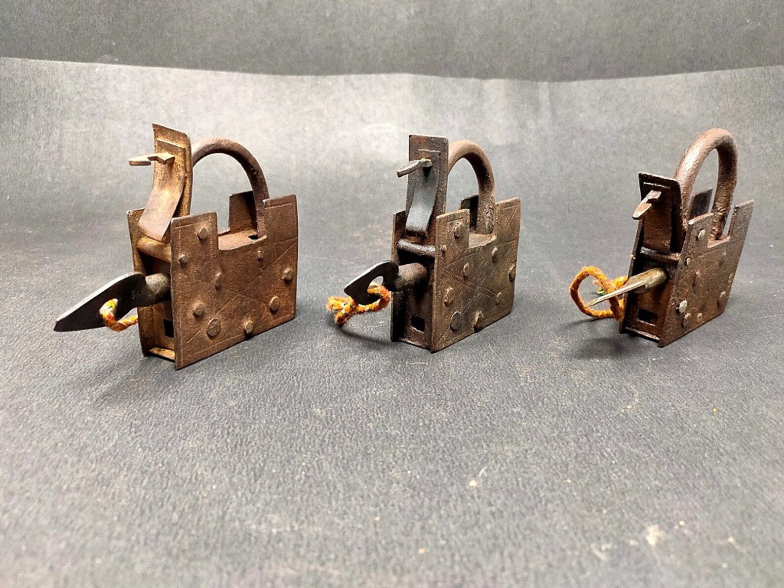 Antique Iron Tricky Padlock Old Hand Crafted Screw System Lock - Etsy