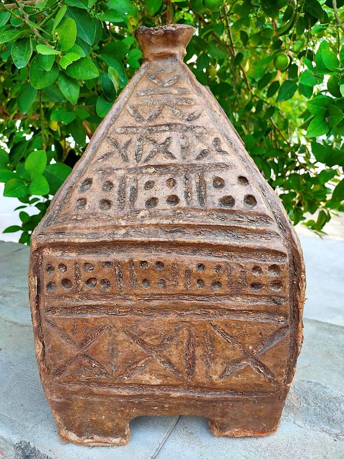 Antique Paper Pulp Box Hand Made Hut Shape Bird Cage Old - Etsy