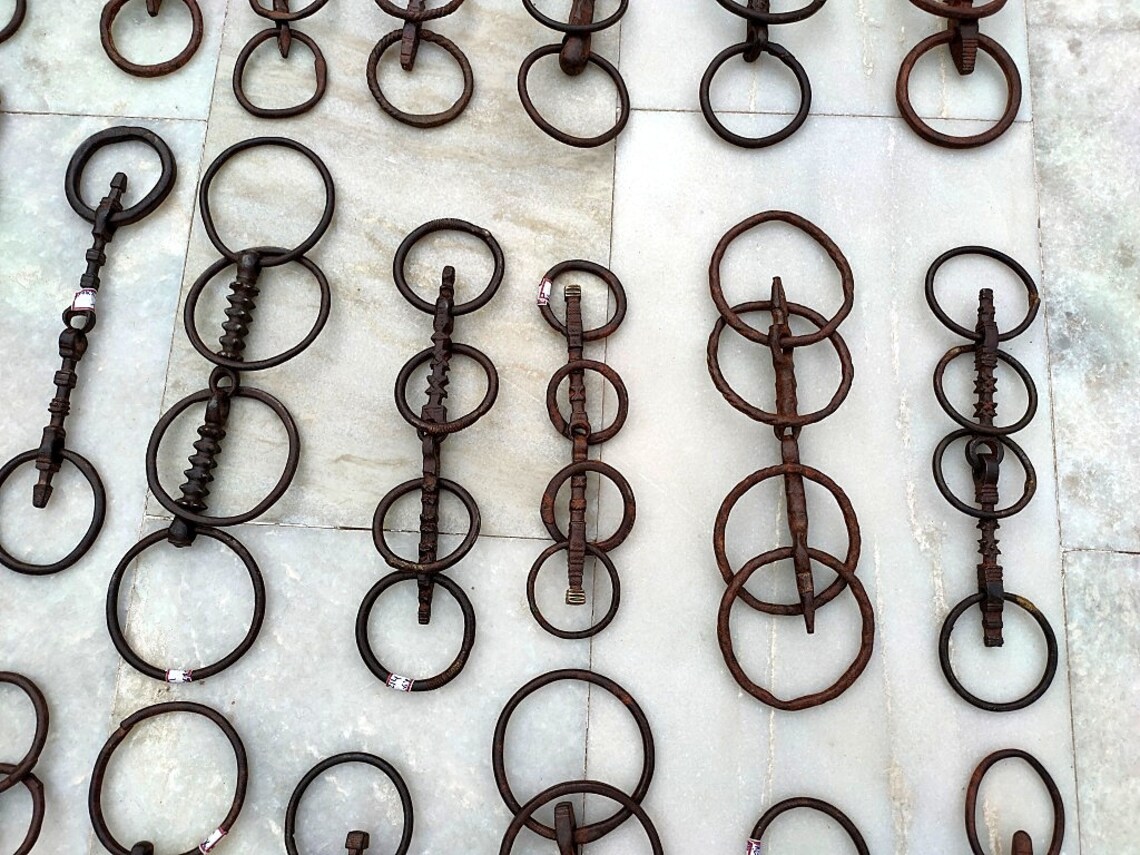50 Pc Antique Iron Horse Bit Hand Forged Engraved Design | Etsy