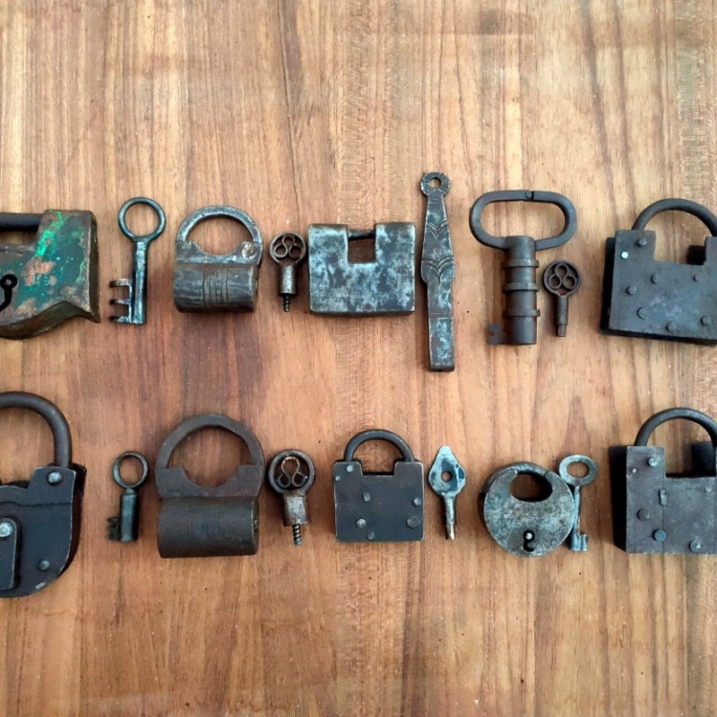 Antique Padlock - Etsy