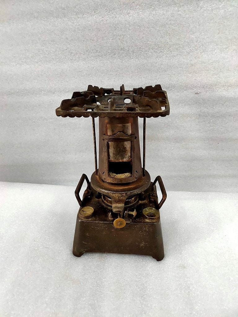 Antique Original Iron Kerosene Kitchen Stove Old Paraffin Camping Cook ...