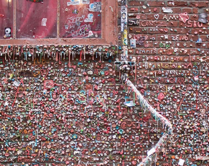 Seattle, Gum Wall, Pike Place Market, PNW, Washington State - Etsy