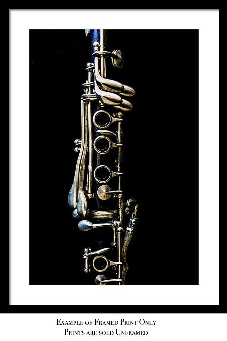 Clarinet Art, Musical Instrument Photography Clarinetist Gift for ...