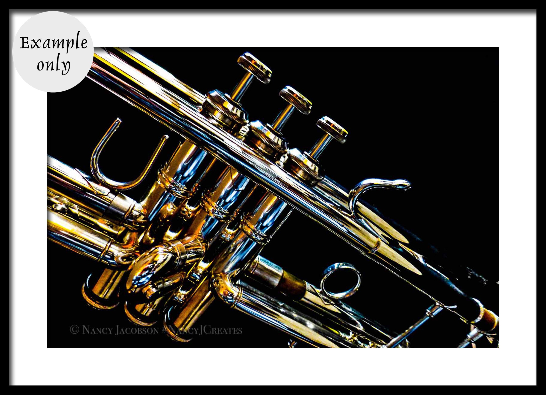 Trumpet Art, Musical Instrument Photography, Trumpeter Gift for ...