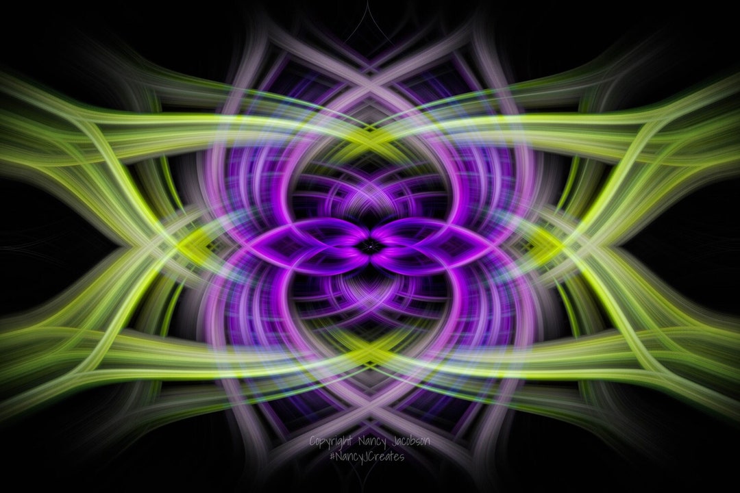 Modern Art ~ Digital Design From Spring Floral Photo ~ Abstract Wall ...