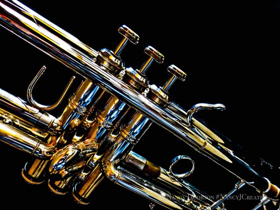 Trumpet Art Musical Instrument Photography Trumpeter Gift - Etsy UK