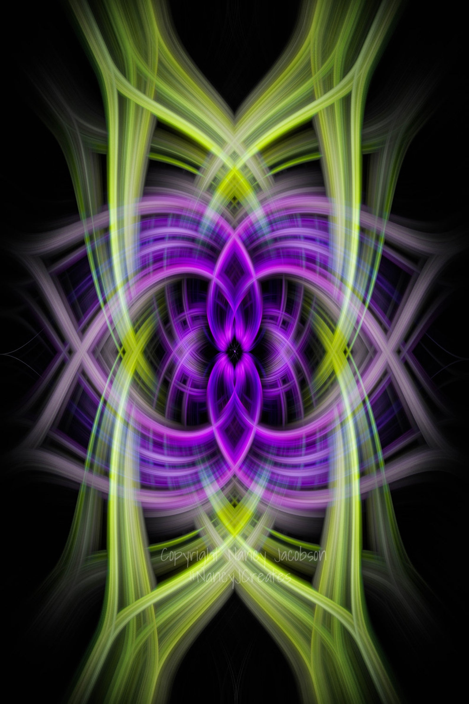 Modern Art Digital Design From Spring Floral Photo Abstract Wall Art ...