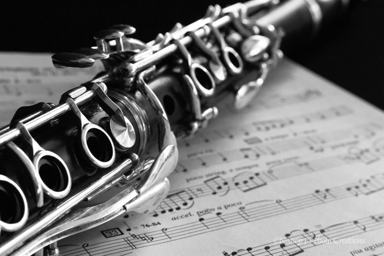 Clarinet Art ~ Musical Instrument Photography, Gift for Musician, Large ...