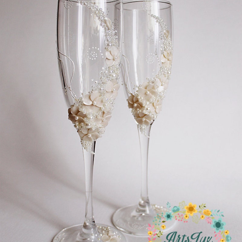 Wedding Toast Flutes - Etsy