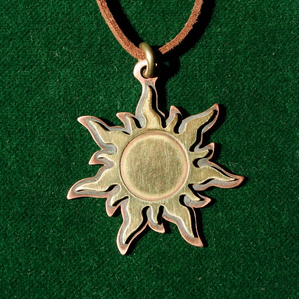 Sun Pendant - Etsy