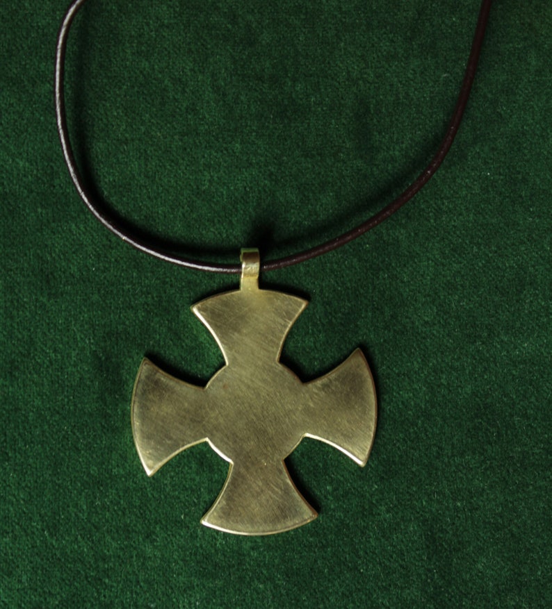 Anglo-saxon Cross Brass Pendant With Enamels Ixworth Cross | Etsy