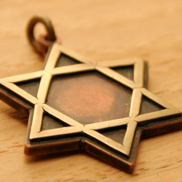Brass Star of David - Etsy