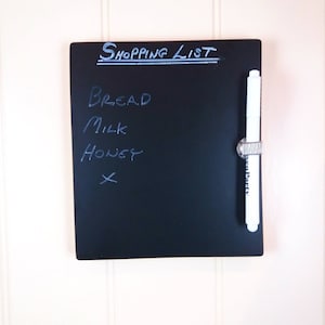 Blackboard / Chalkboard / Kitchen Message Board / Message Board With ...