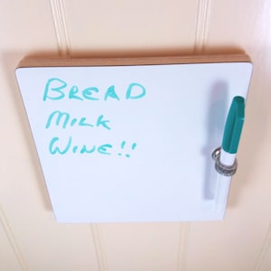 Small Whiteboard / Kitchen Message Board / Fridge Whiteboard (A5 or A4 ...
