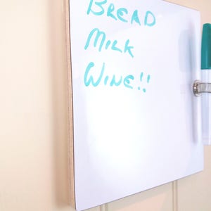 Small Whiteboard / Kitchen Message Board / Fridge Whiteboard (A5 or A4 ...