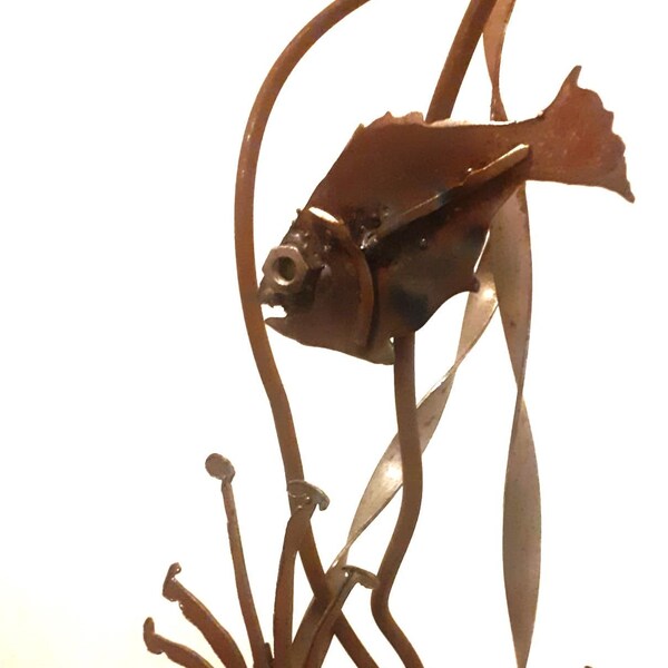 Metal Fish Sculpture - Etsy
