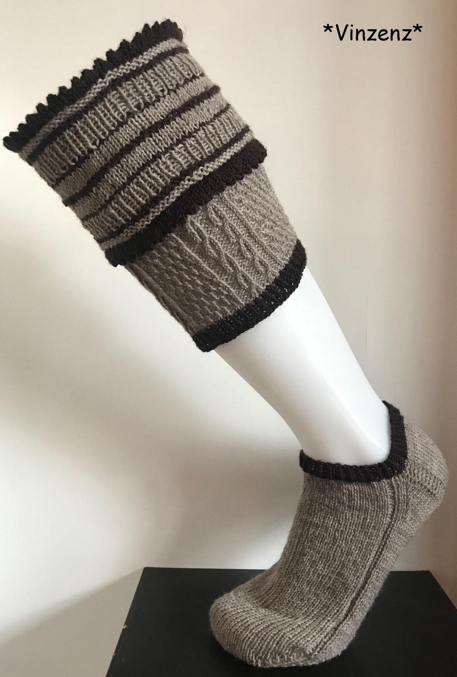 "Loferl" Two Part Lederhosen Socks Men Wear in Bavaria | A German Girl ...