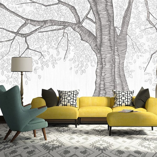Tree Wall Mural - Etsy