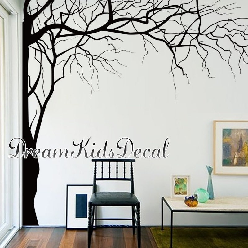 Corner Tree Decal - Etsy