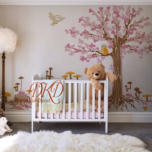 Tree Wall Decal Wall Sticker Baby Nursery Decals Wall Decor for ...