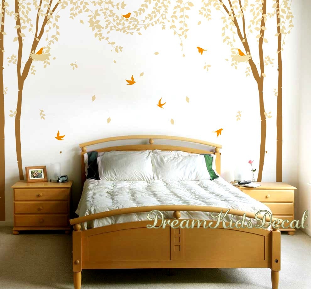 Tree Wall Decals Nature Wall Decals Vinyl Wall Decal Nature | Etsy