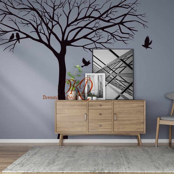 Tree Silhouette Wall Decal - Etsy