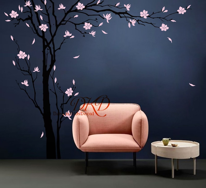 Cherry Blossom Tree Wall Decal, Nursery Wall Art - Etsy