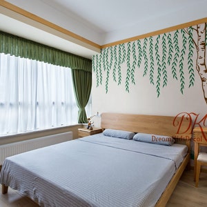 Willow Tree Wall Decal Nursery Wall Decals Leave Sticker Kids | Etsy