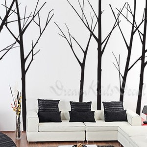 Wall Decal Tree Wall Decal Nursery Wall Decal Baby Wall Decal Winter ...
