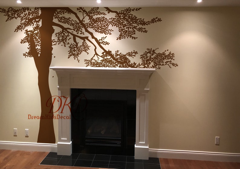 Nursery Wall Decal Tree Wall Decal Giant Tree for Living - Etsy