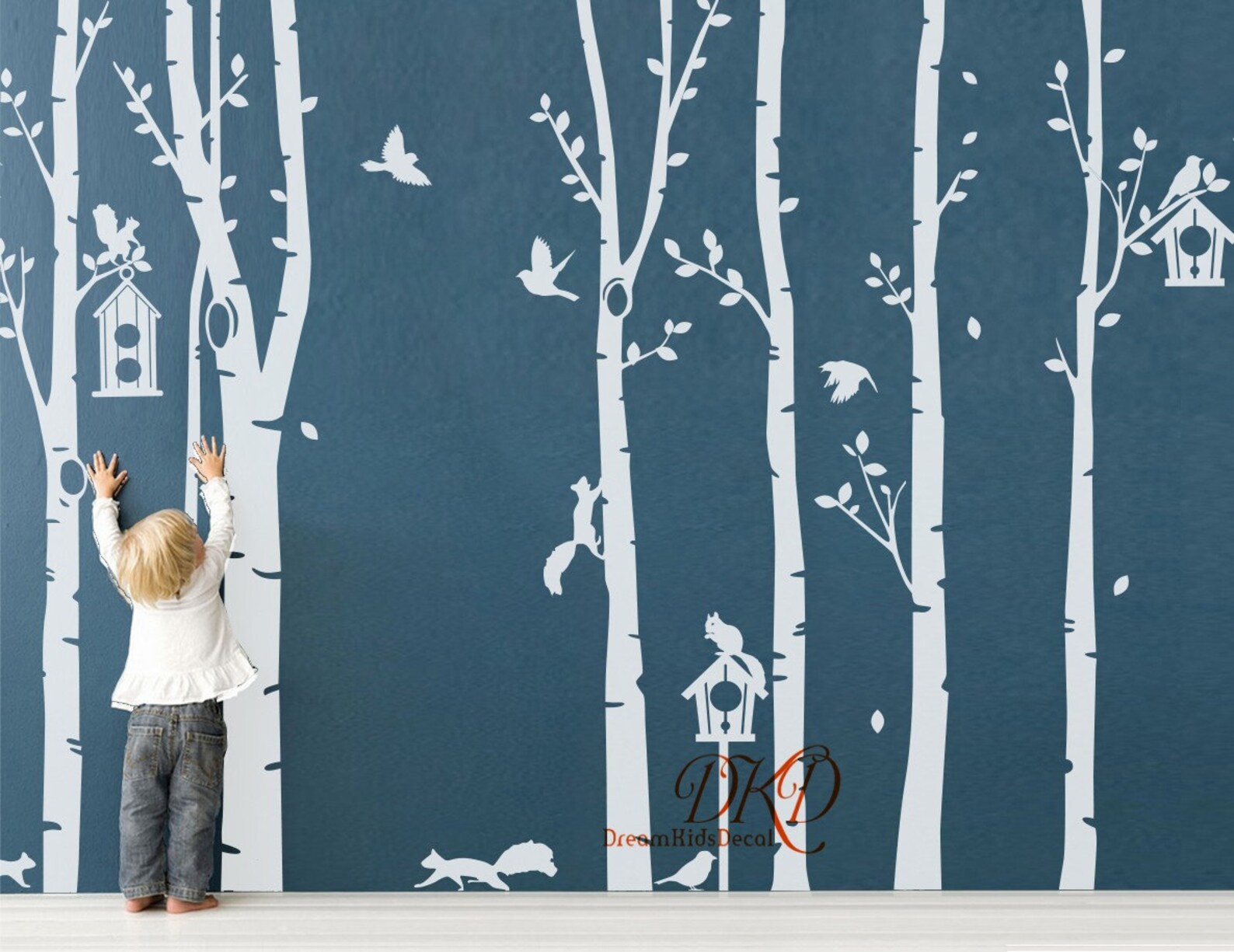 Birch Trees Decals:wall Decals Nature Wall Decals Vinyl Wall | Etsy