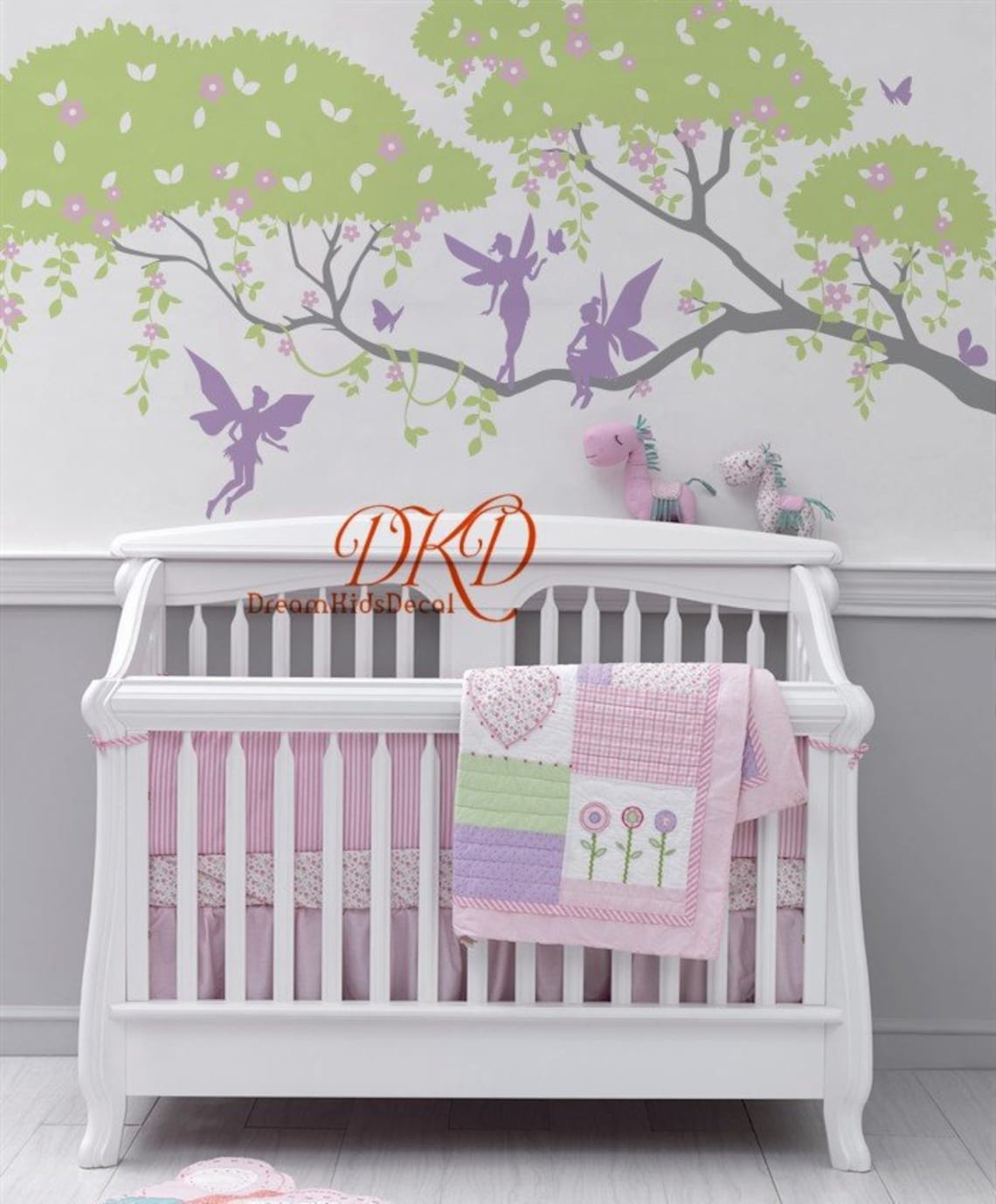 Fairy Flowers Tree Decal Fairy Decals Fairies Fairy Wall - Etsy