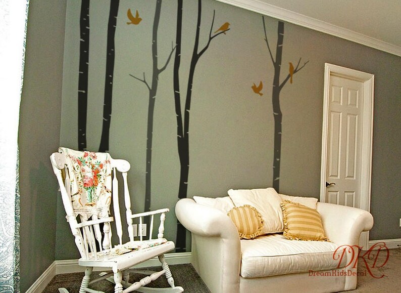 Ceiling High Wall Decals for Sofa Tree Wall Decal Wall Sticker | Etsy