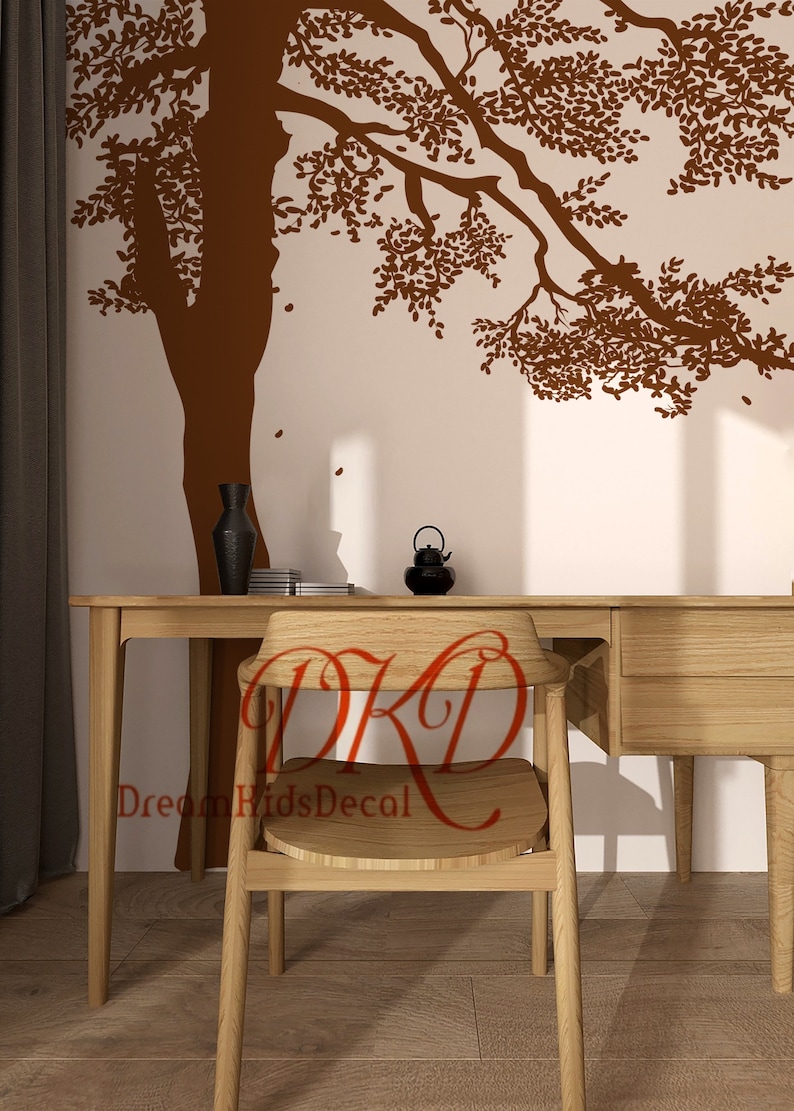 Nursery Wall Decal Tree Wall Decal Giant Tree for Living - Etsy