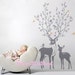 Deer Wall Decals, Deer Decal, Nursery Wall Decal Baby Deer, Nursery ...