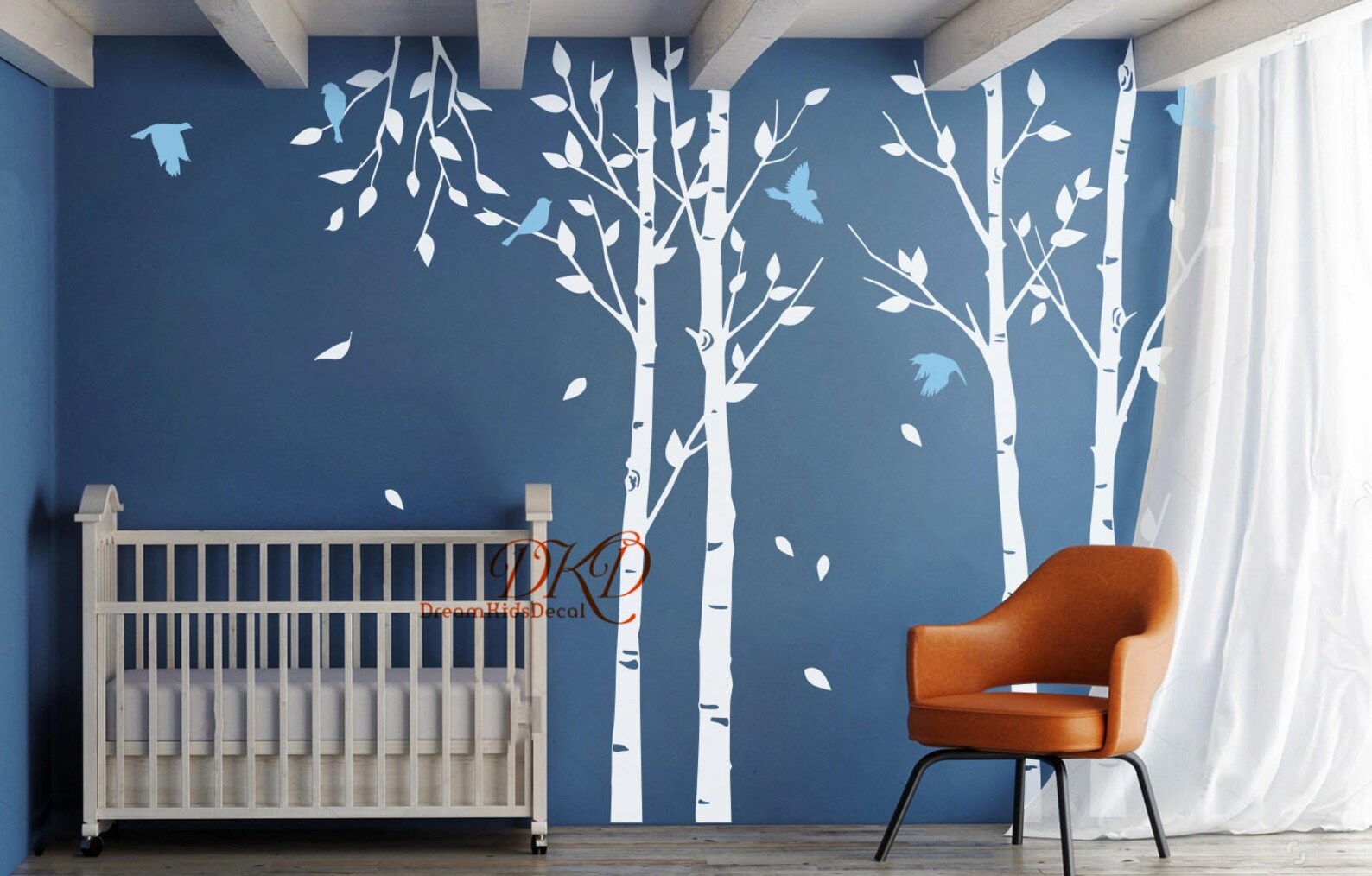 Wall Decal Tree Tree Decal Set Branch Forest Tree Wall - Etsy