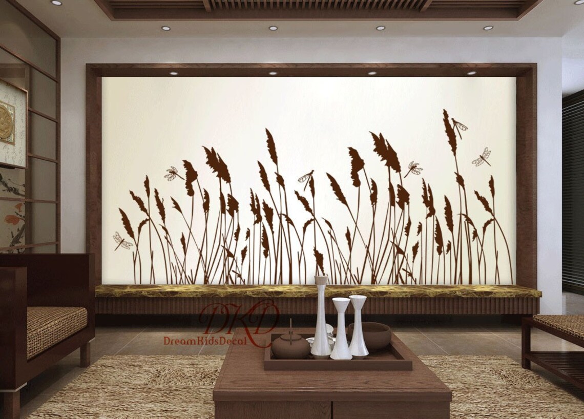 Grass Wall Decor Nursery Wall Decal Grass Wall Decal Border | Etsy