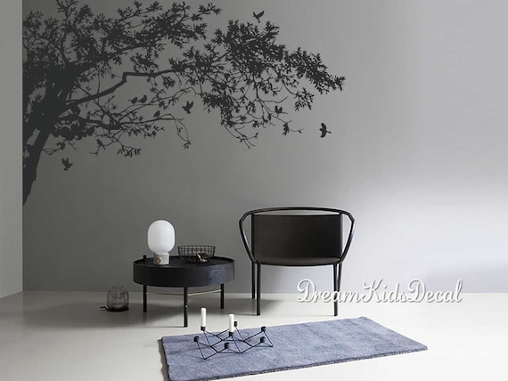Wall Decals Tree Branches Wall Mural-top Corner Tree Decal - Etsy