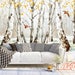 Wall Mural, Trees Mural, Watercolor Mural, Wallpaper, Giant Murals ...