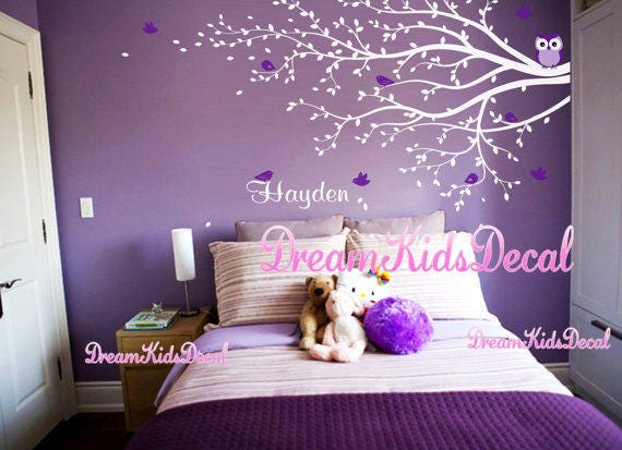 Tree Wall Decal Baby Nursery Wall Decals Children Wall Decals | Etsy