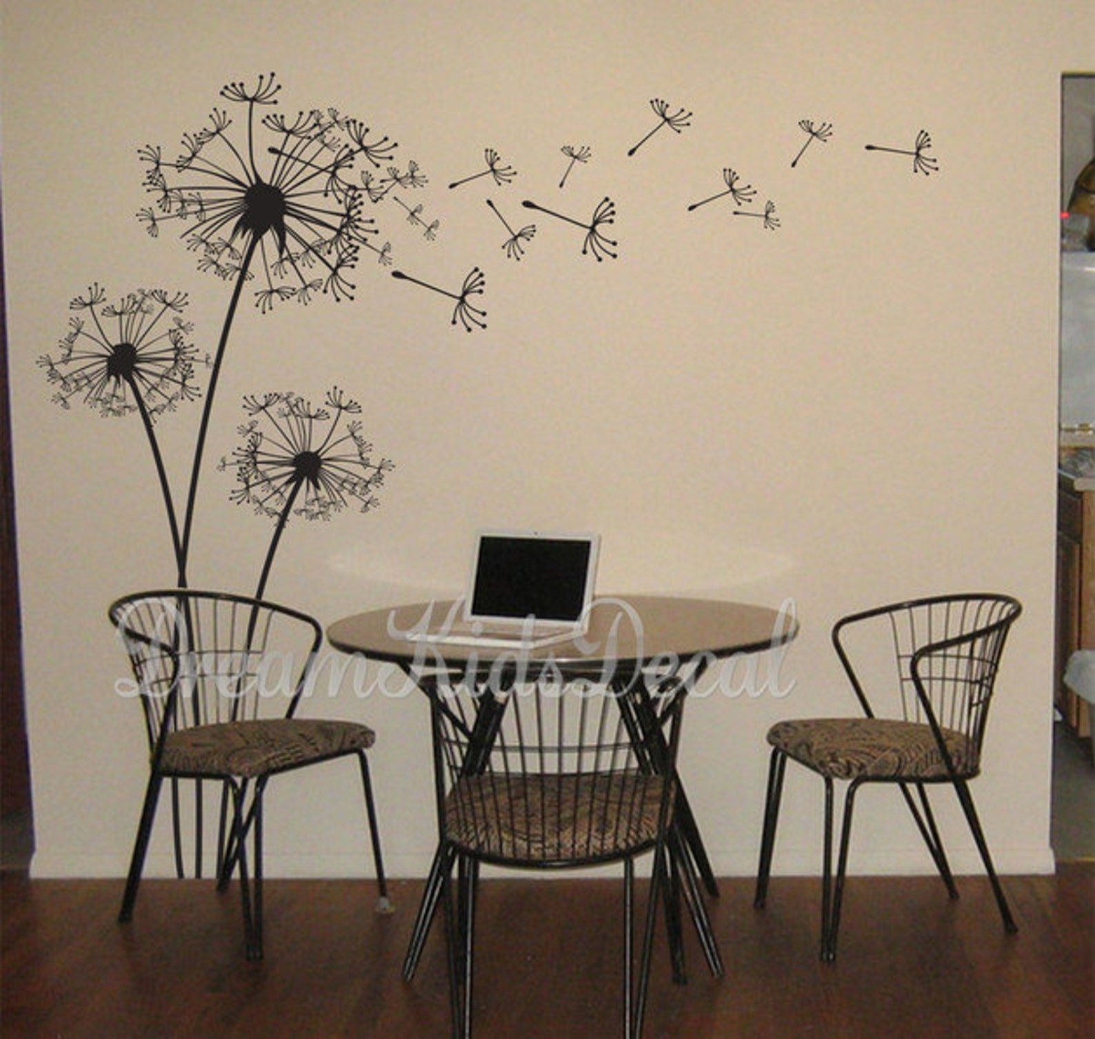 Dandelion Wall Decal Dandelion Wall Art Dandelion Wall - Etsy