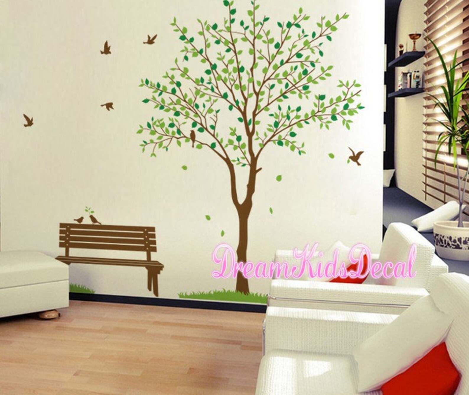 Tree Wall Decal Nursery Wall Decals Tree Decal Wall - Etsy