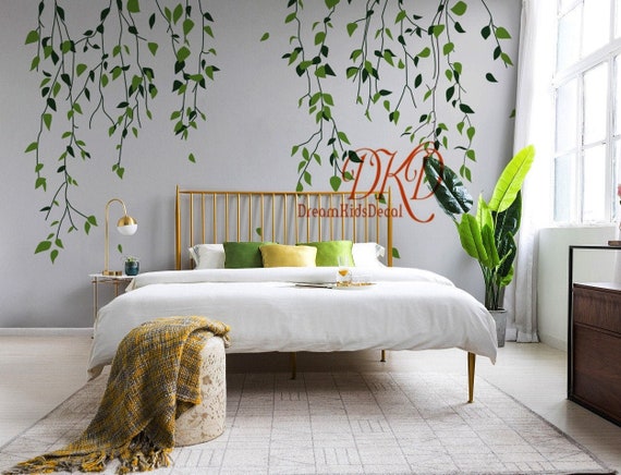Wall Decal Wall Sticker Tree Decal Vinyl Decal Flying Vines | Etsy