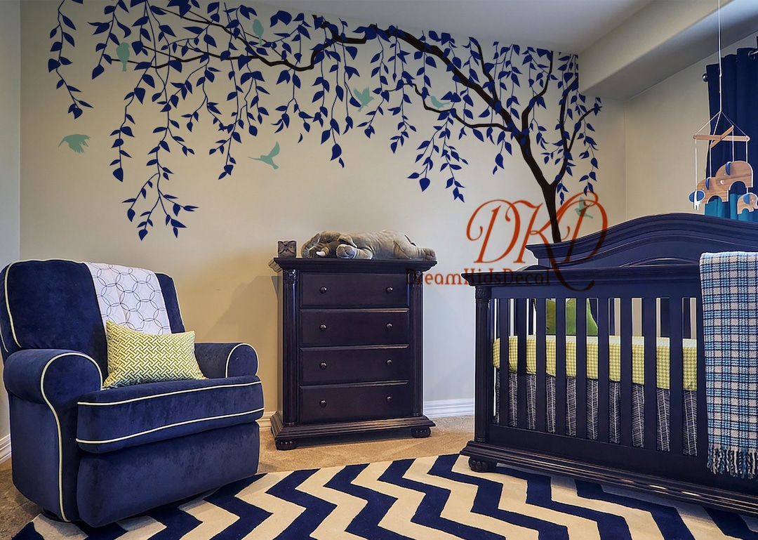 Large Tree Decal for Nursery Home Decor, Tree Wall Decal Nursery Wall ...