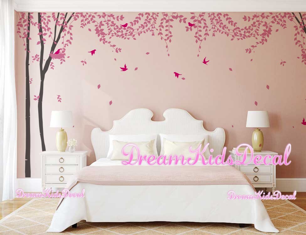 Tree Wall Decals Nature Wall Decals Vinyl Wall Decal Nature | Etsy