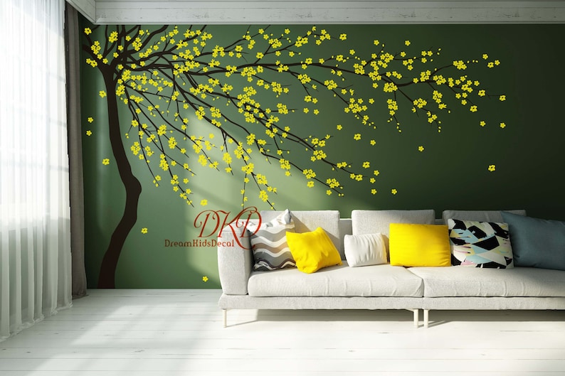 Wall Decal Tree Wall Sticker-large Cherry Blossoms Tree | Etsy