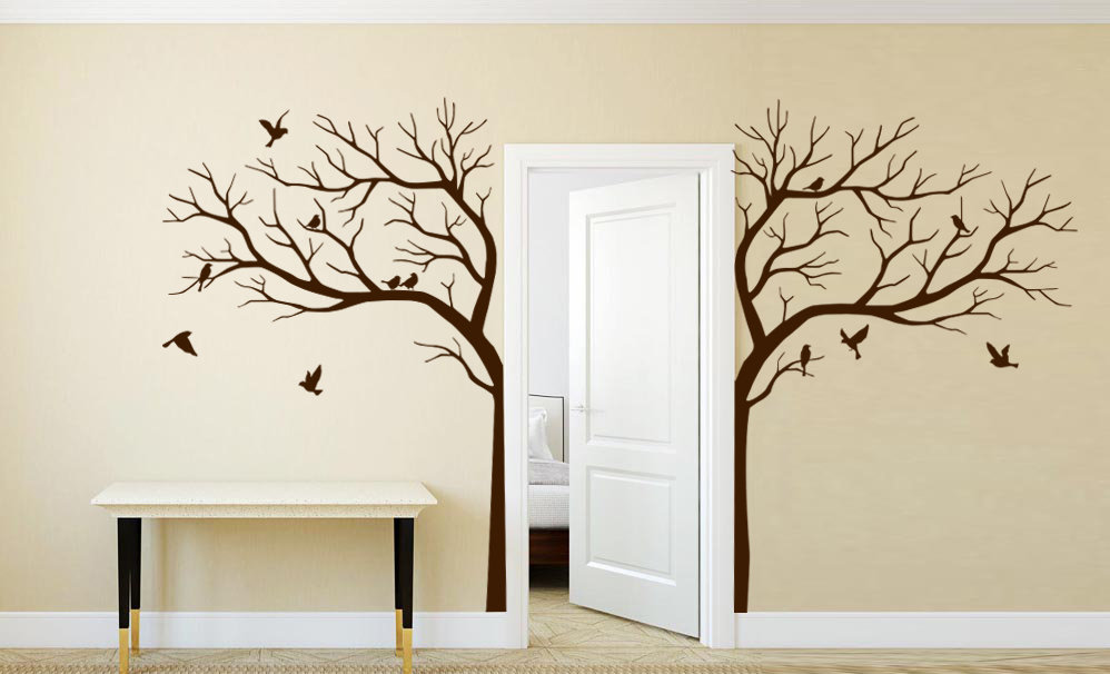 Tree Wall Decal Wall Sticker Tree Home Decor-giant Tree Wall | Etsy UK